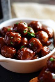 Strawberry Jelly Meatballs - Soulfully Made