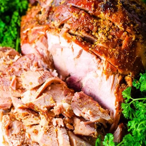 Cola and Mustard Glazed Ham - Soulfully Made