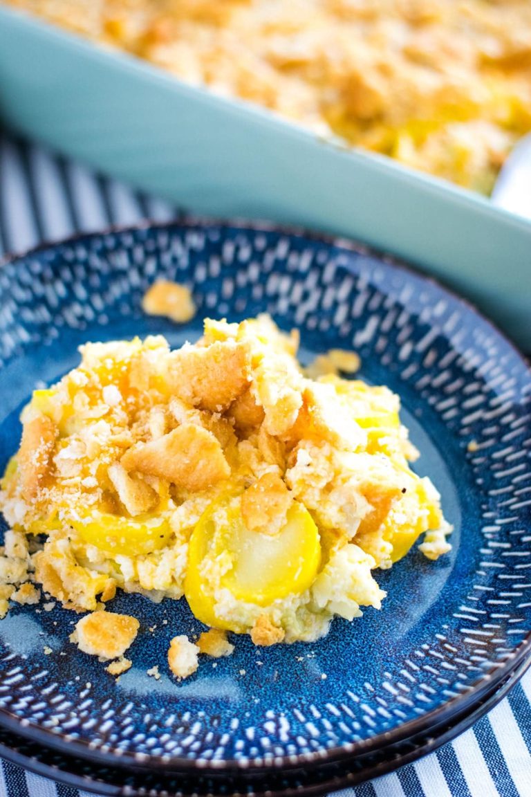 Cheesy Yellow Squash Casserole - Soulfully Made