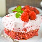 Raspberry Fluff Cake Recipe | Soulfully Made