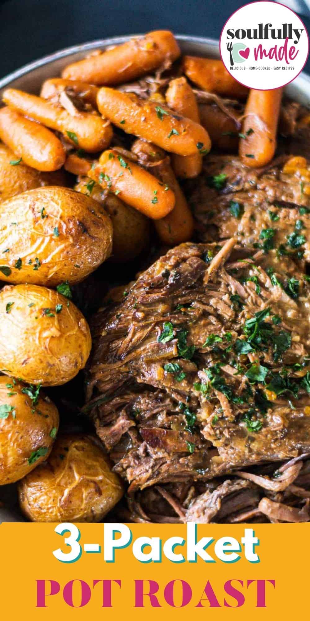 3-Packet Pot Roast Recipe - Soulfully Made