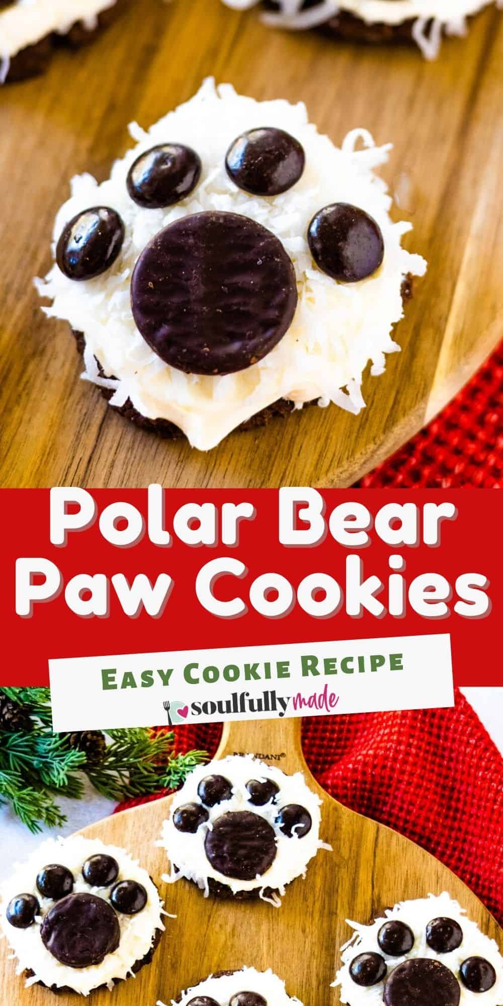 Polar Bear Paw Cookies - Soulfully Made