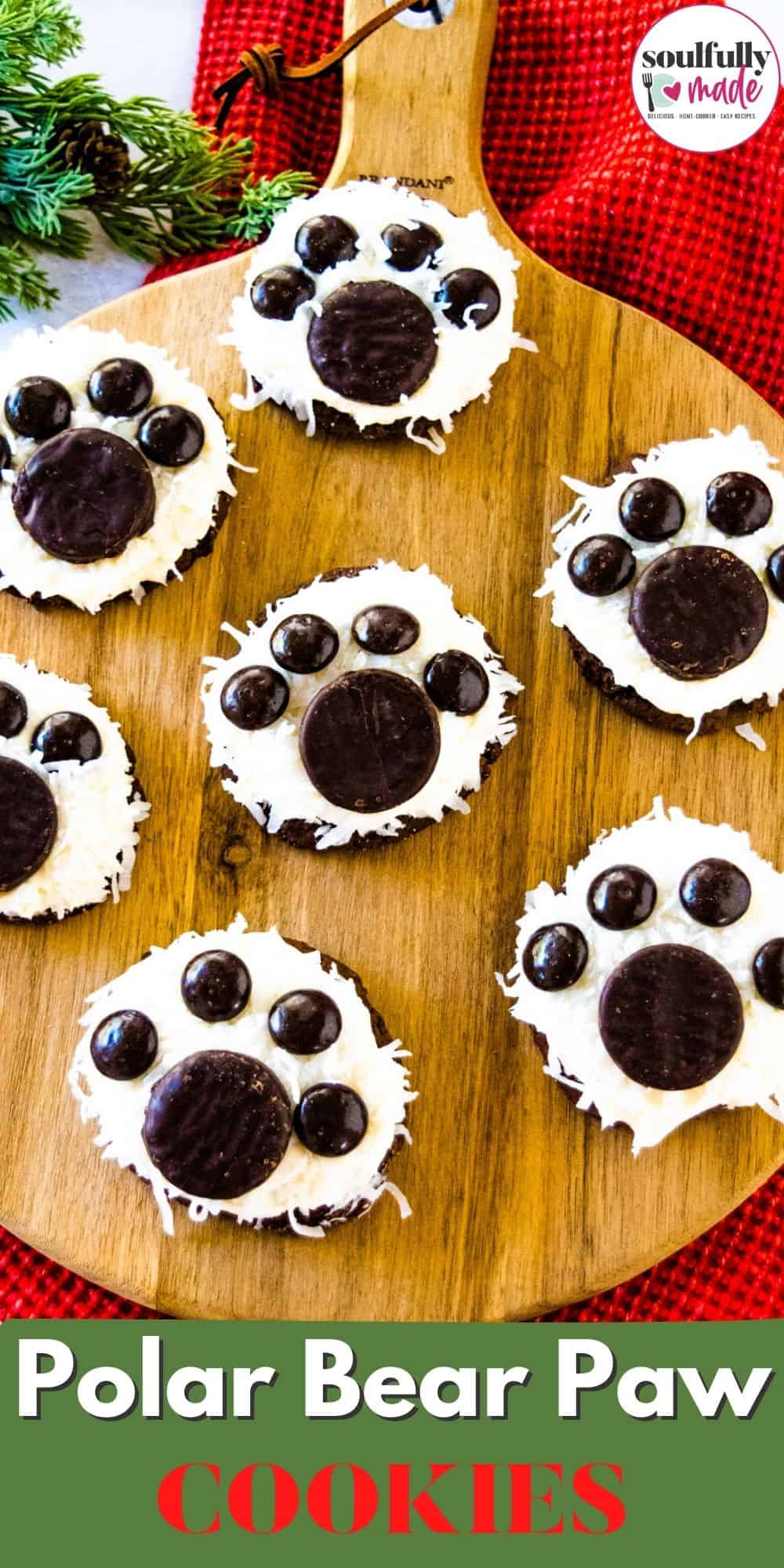 Polar Bear Paw Cookies - Soulfully Made