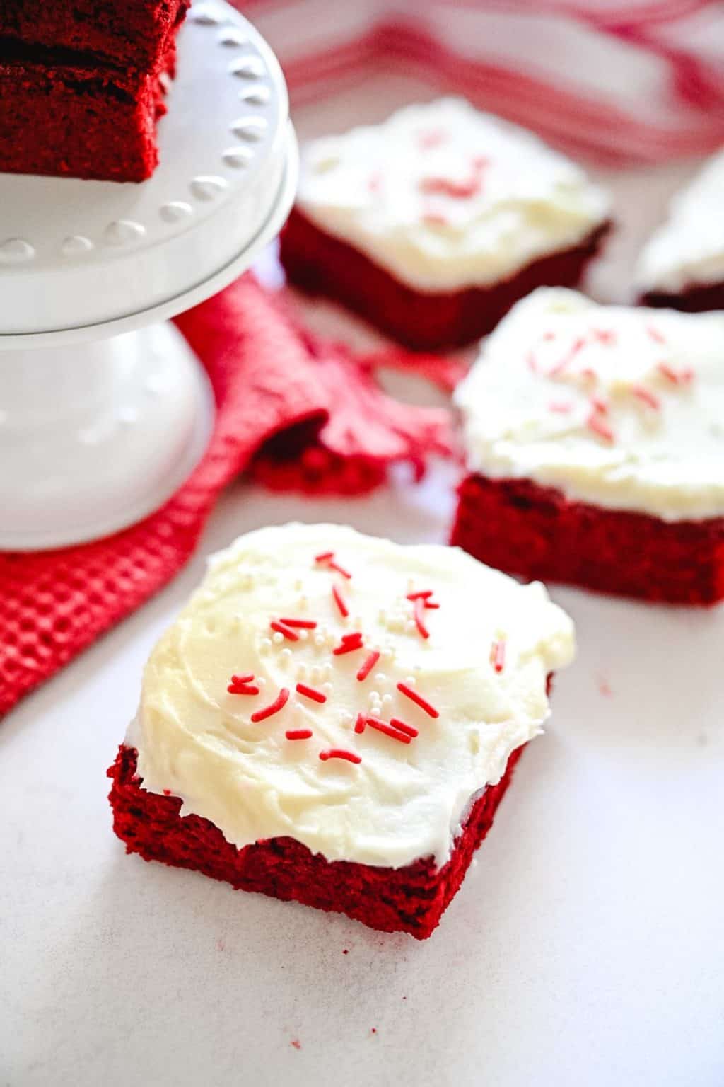 Red Velvet Brownies Recipe - Soulfully Made