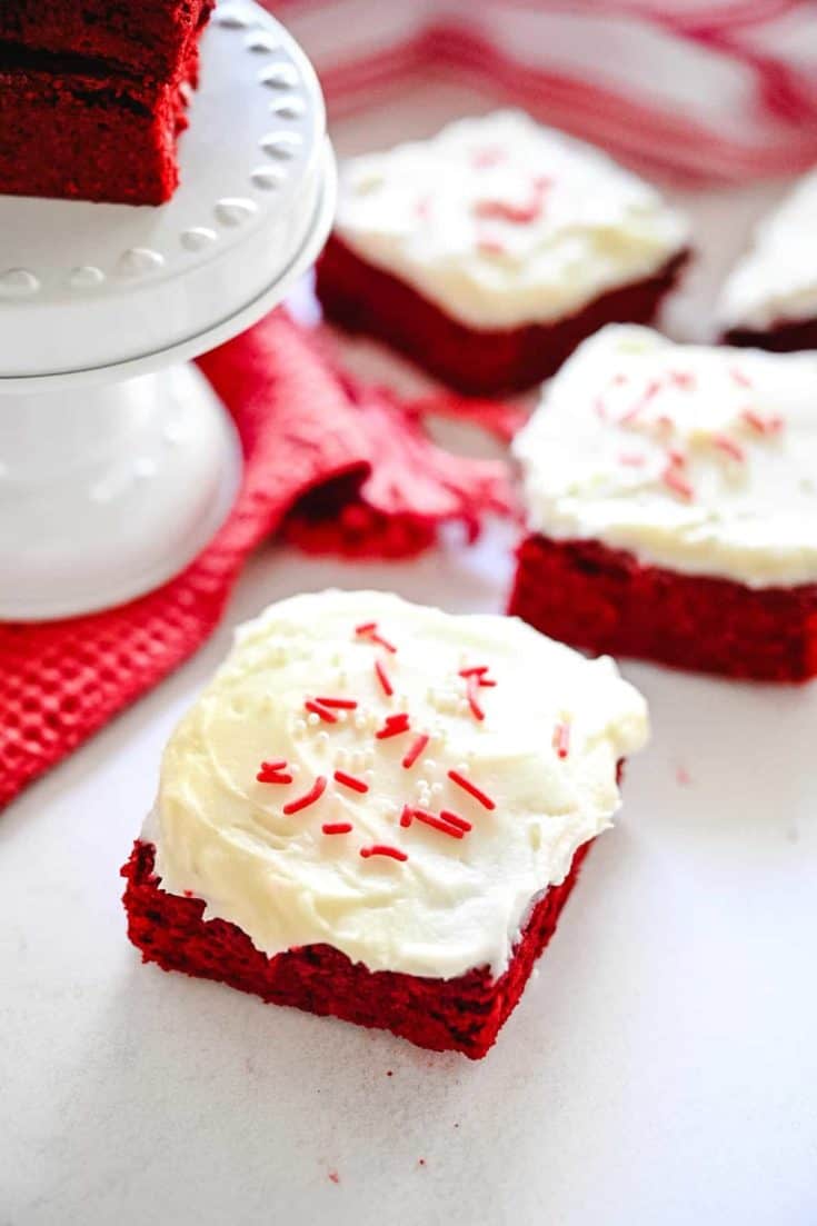 Red Velvet Brownies Recipe - Soulfully Made
