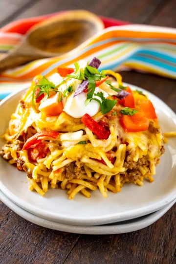 Taco Spaghetti Bake - Soulfully Made