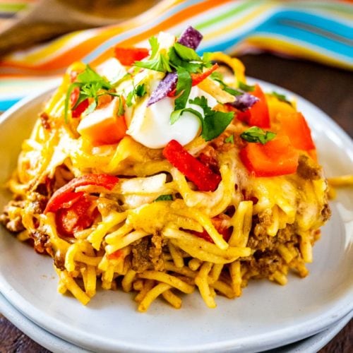Taco Spaghetti Bake - Soulfully Made