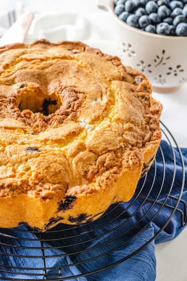 Recipe For Blueberry Pound Cake - Soulfully Made