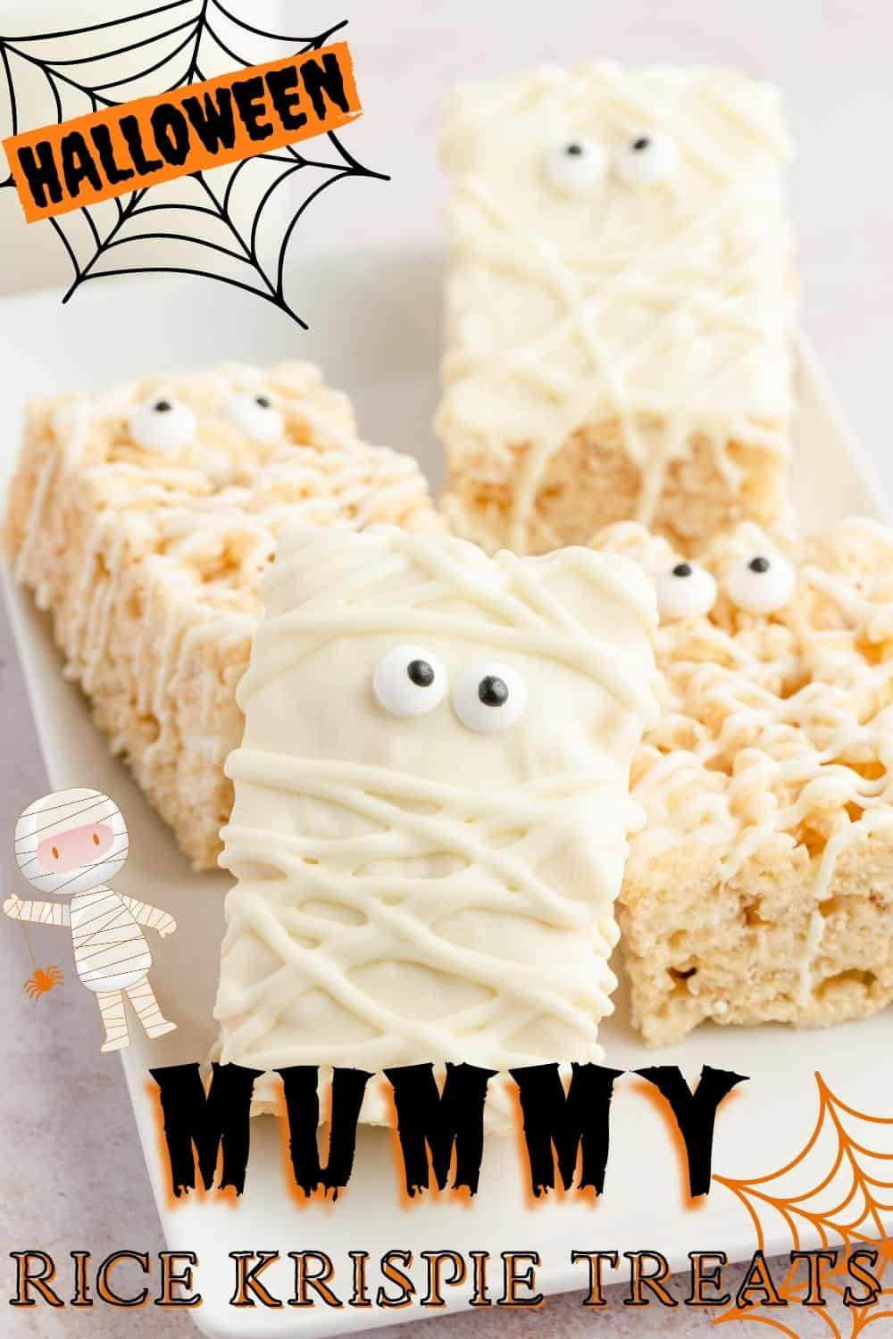 Mummy Rice Krispie Treats - Soulfully Made