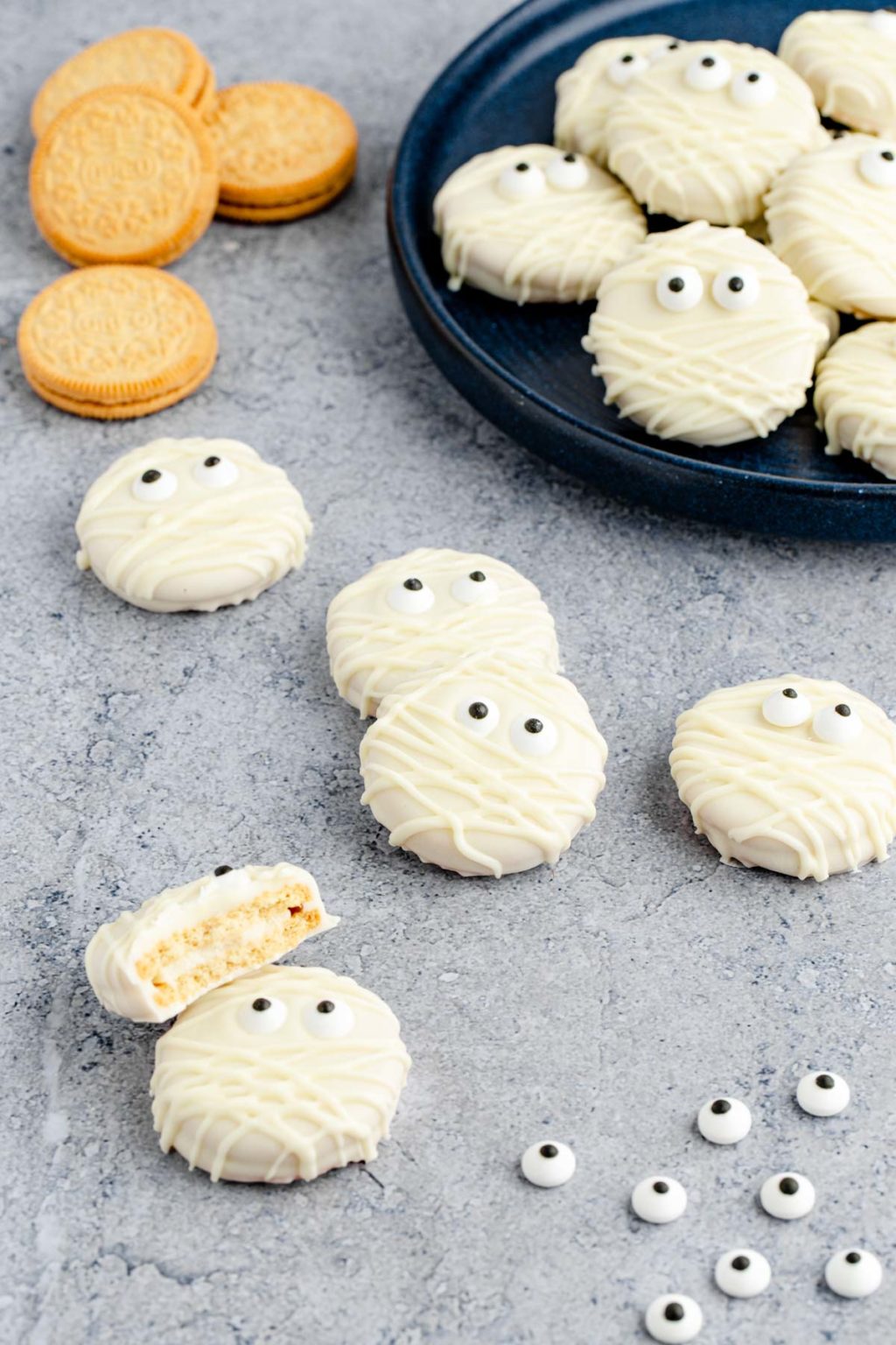 Oreo Mummy Cookies - Soulfully Made