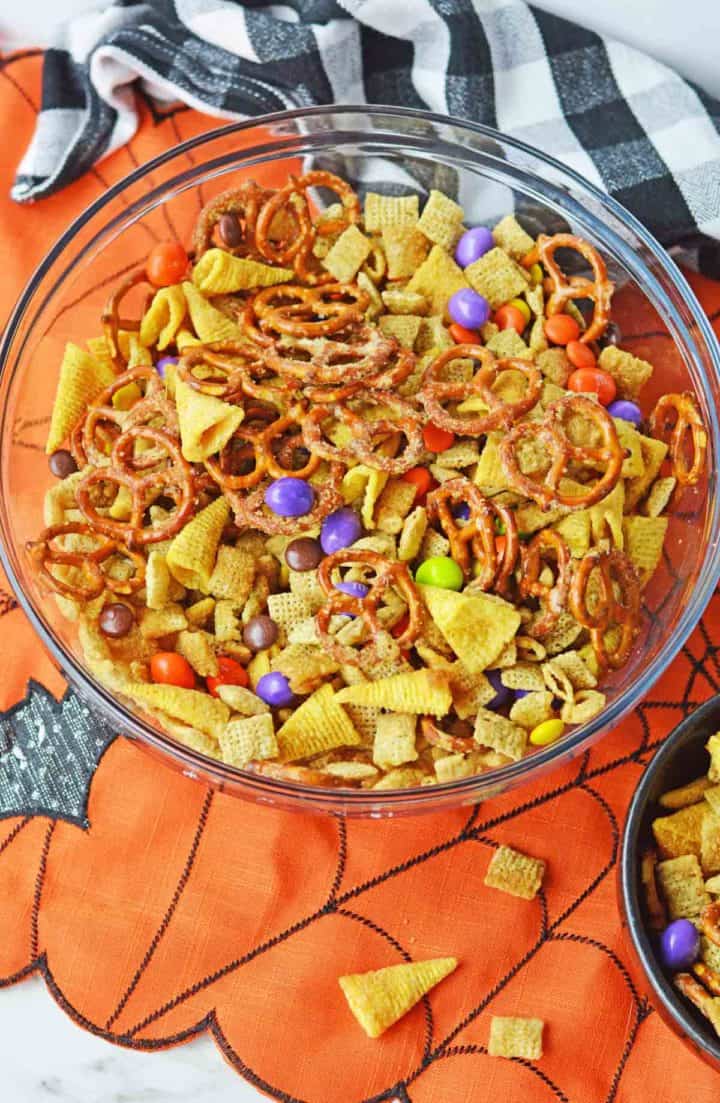 Halloween Chex Mix Recipe - Soulfully Made