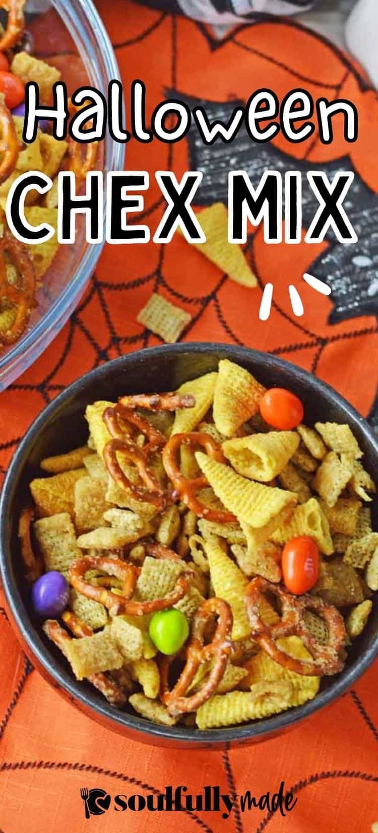 Halloween Chex Mix Recipe - Soulfully Made