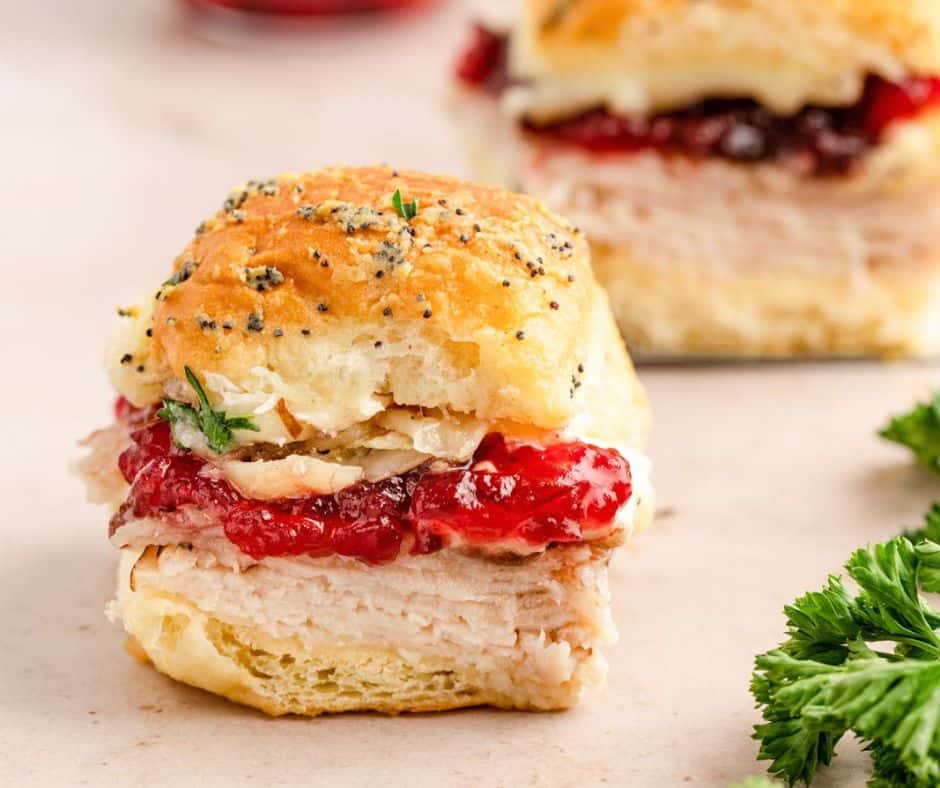 Turkey Cranberry Sliders - Soulfully Made