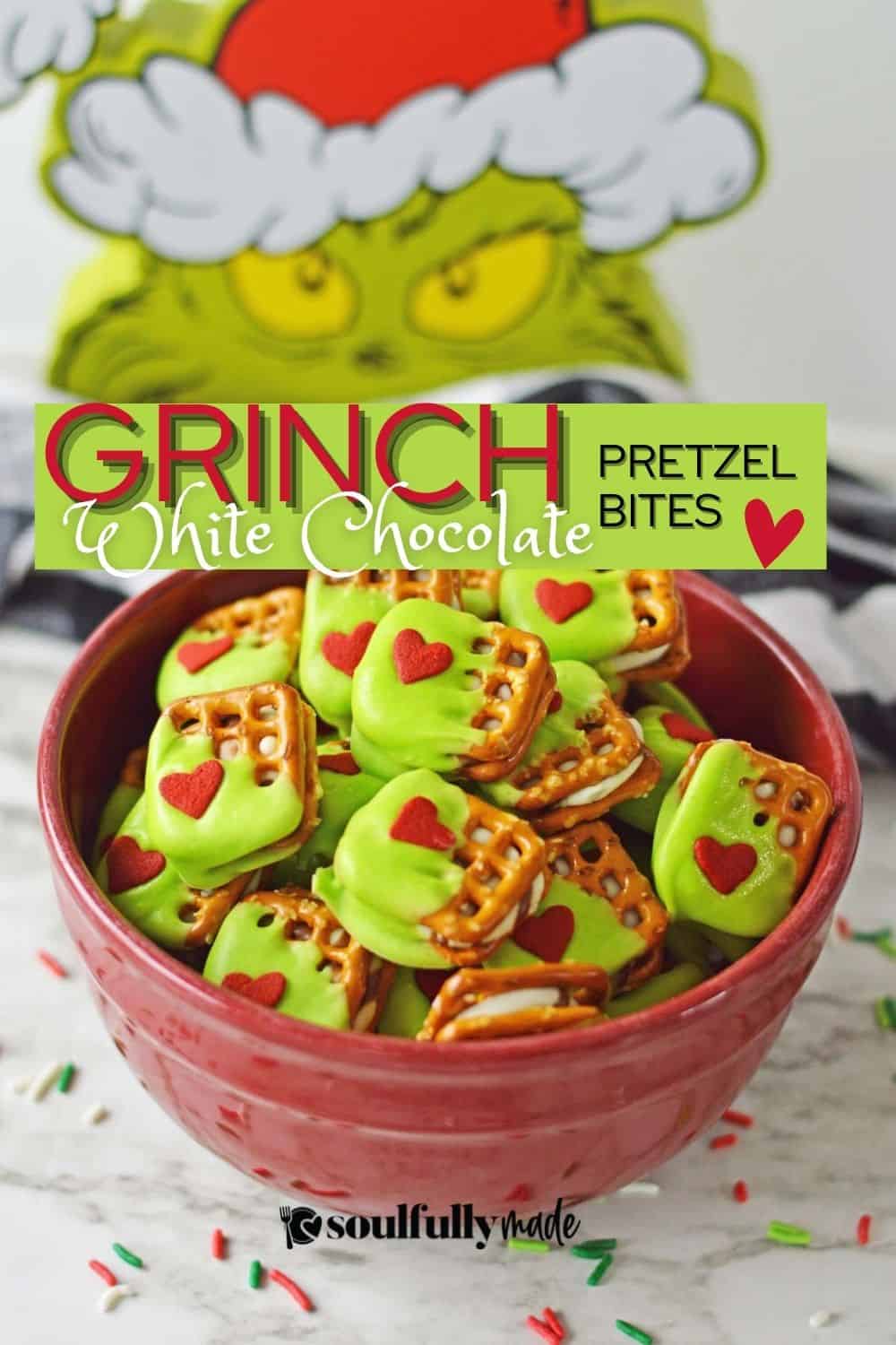 Grinch Pretzel Bites - Soulfully Made
