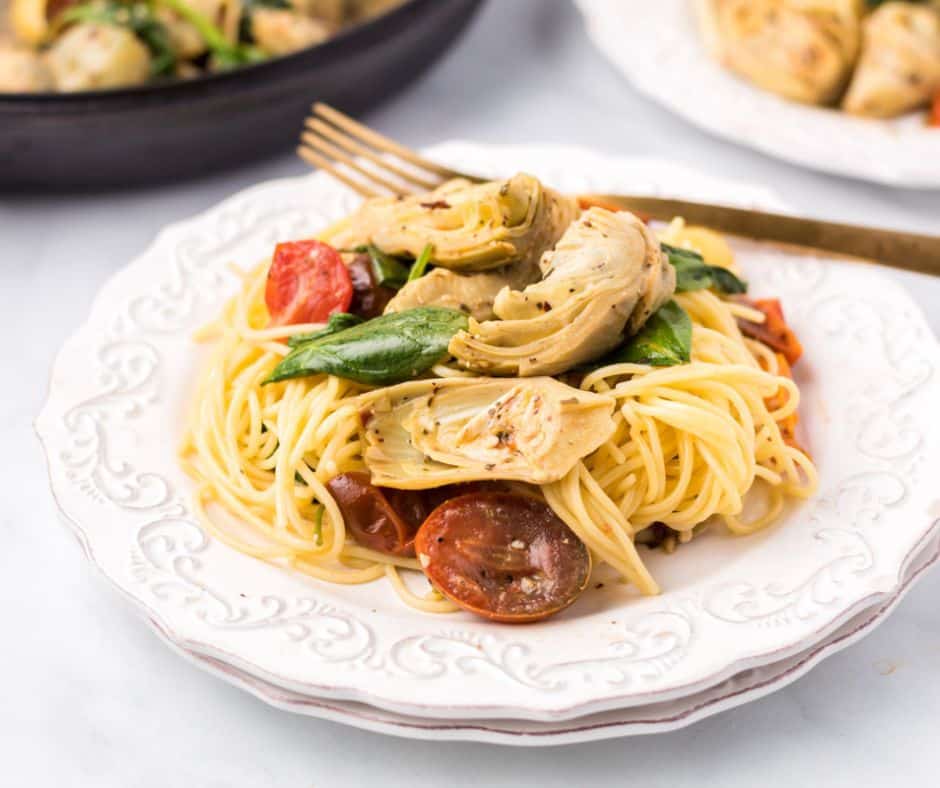 Italian Artichoke Medley with Pasta - Soulfully Made