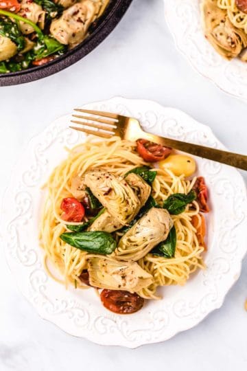 Italian Artichoke Medley with Pasta - Soulfully Made