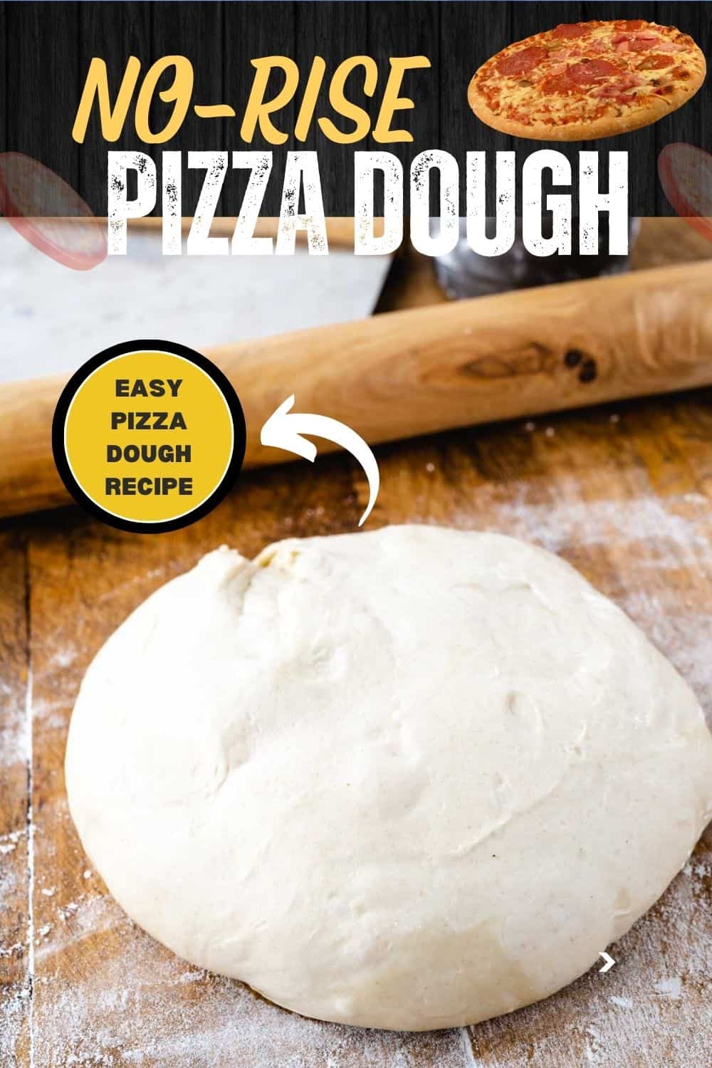 No-Rise Pizza Dough Recipe - Soulfully Made