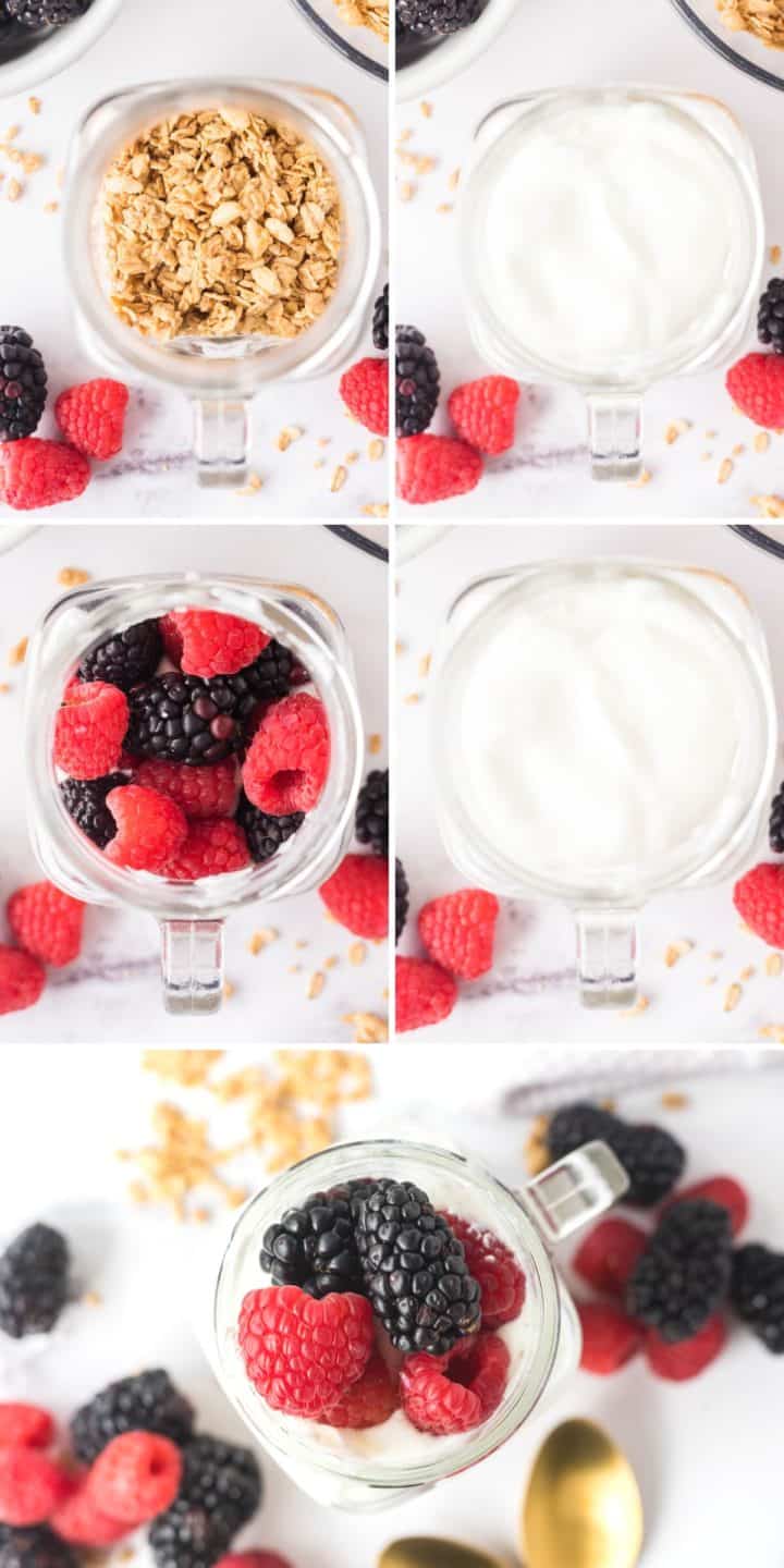 Mixed Berry Yogurt Parfaits - Soulfully Made