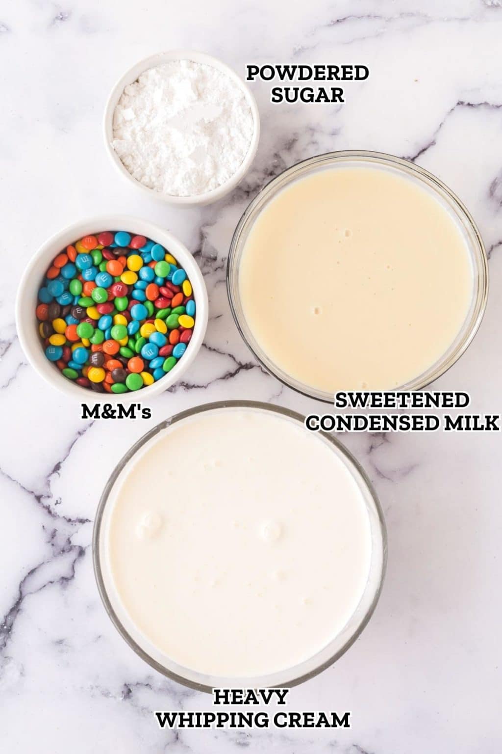 No-Churn M&M Ice Cream - Soulfully Made