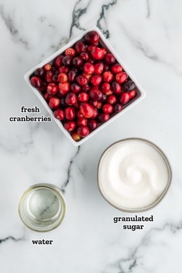 Sugared Cranberries Recipe