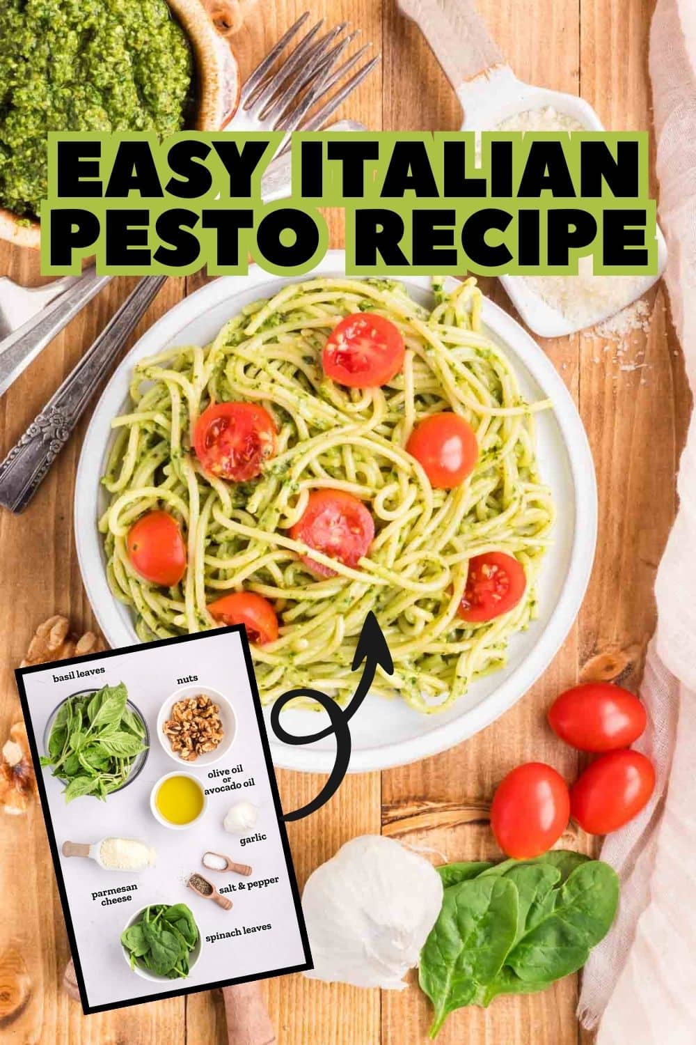 Homemade Pesto Recipe (Easy Variations & Substitutions)