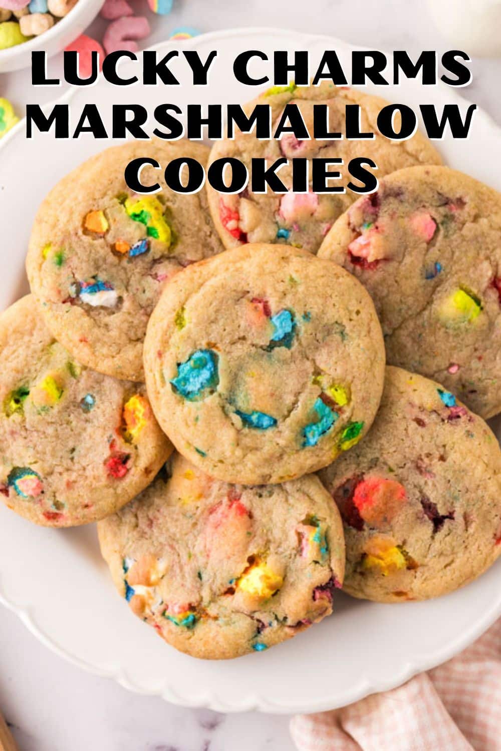 Lucky Charms Cookies Recipe - Soulfully Made