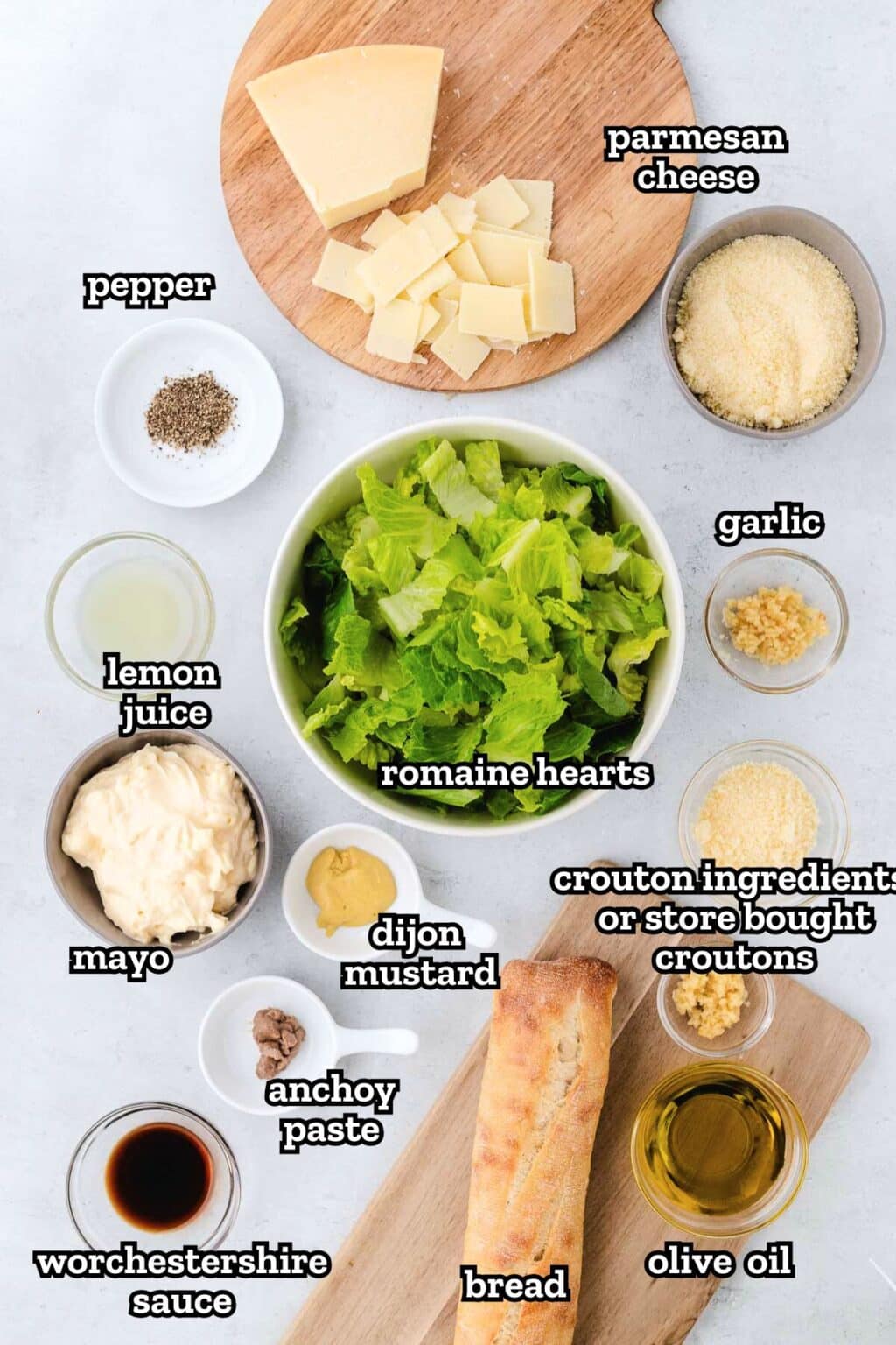Caesar Salad with Homemade Caesar Dressing - Soulfully Made