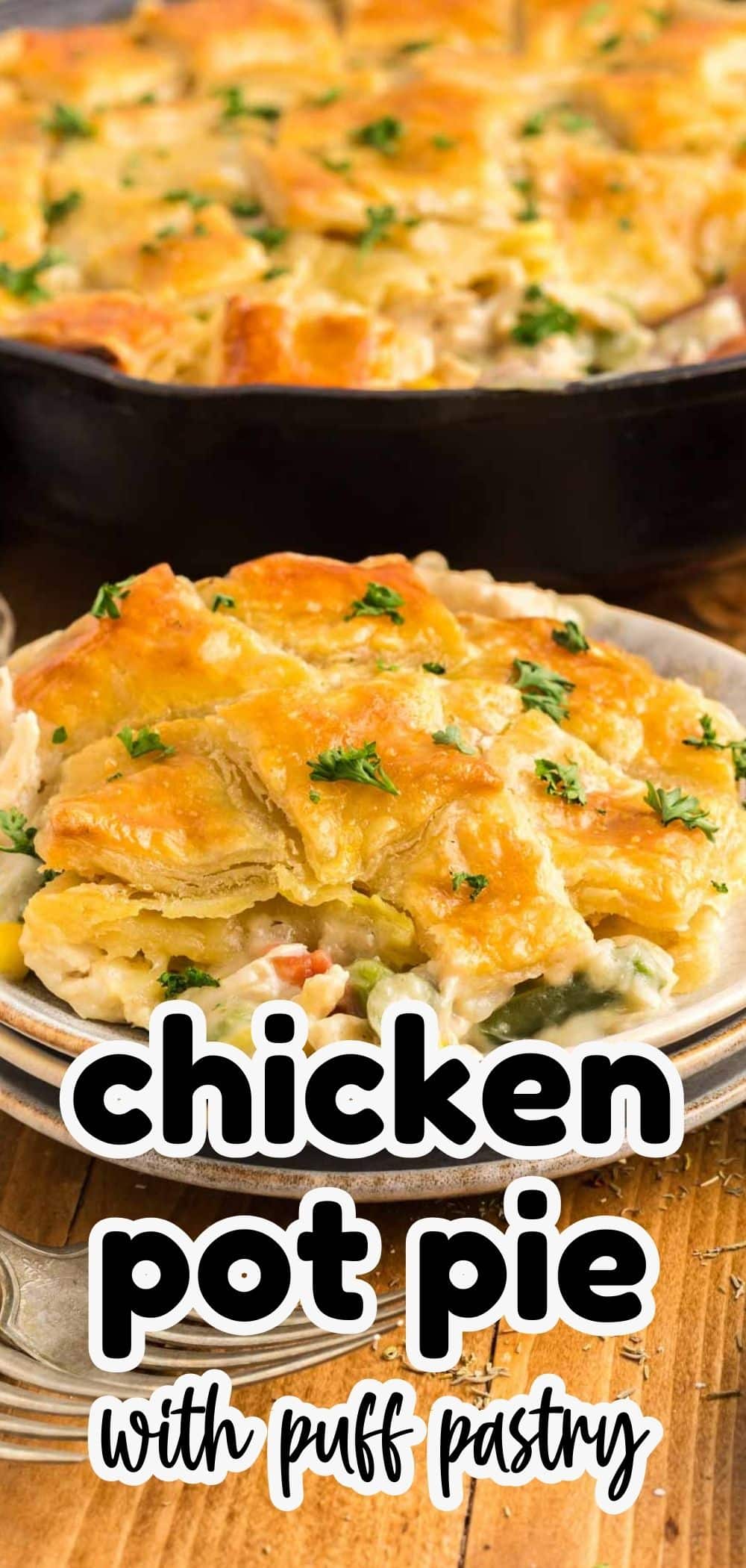 Puff Pastry Chicken Pot Pie - Soulfully Made