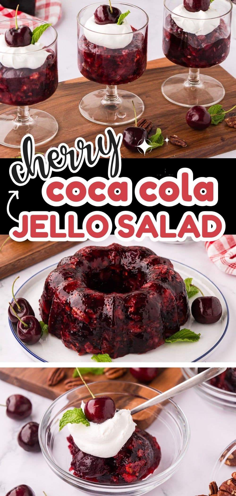 Cherry Cola Jello Salad - Soulfully Made