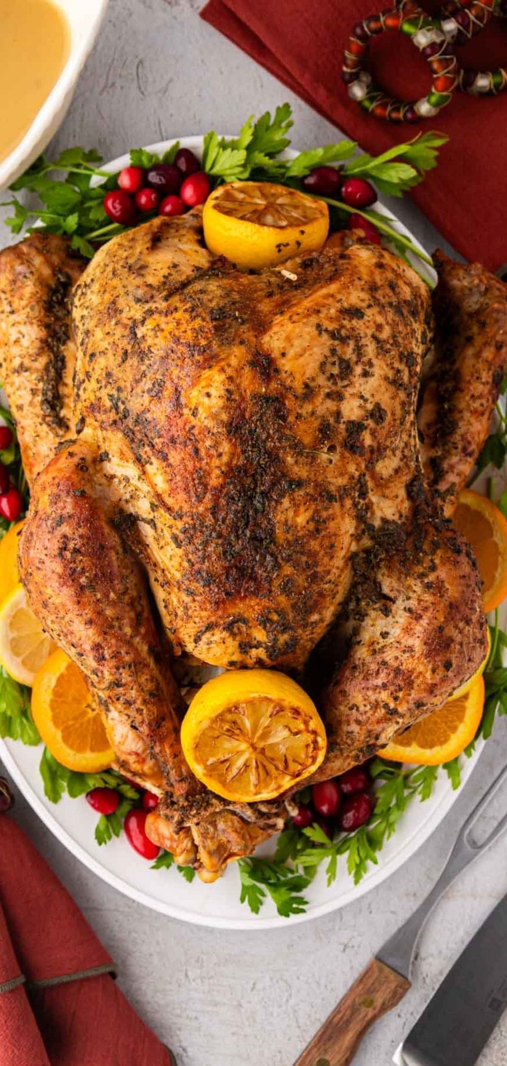 Best Seasoned Roasted Turkey Recipe - Soulfully Made