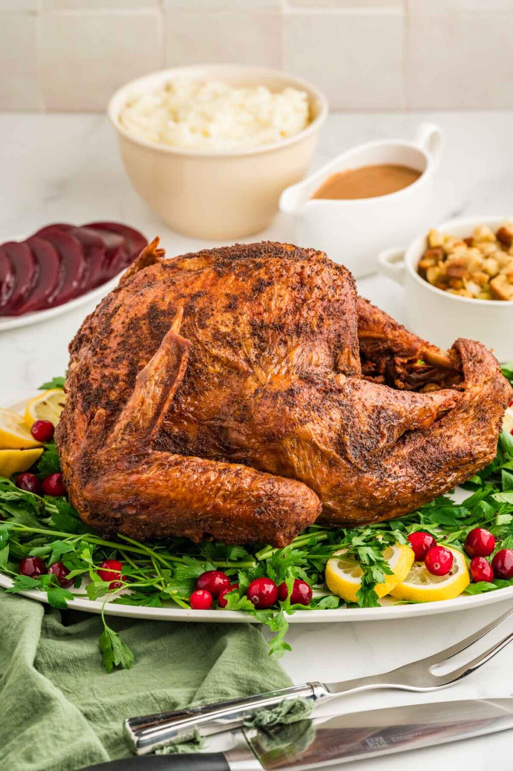 Deep Fried Turkey Recipe - Soulfully Made