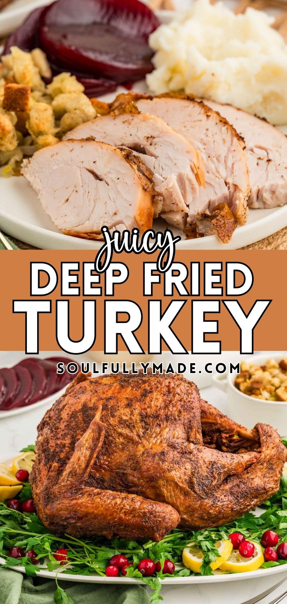 Deep Fried Turkey Recipe - Soulfully Made