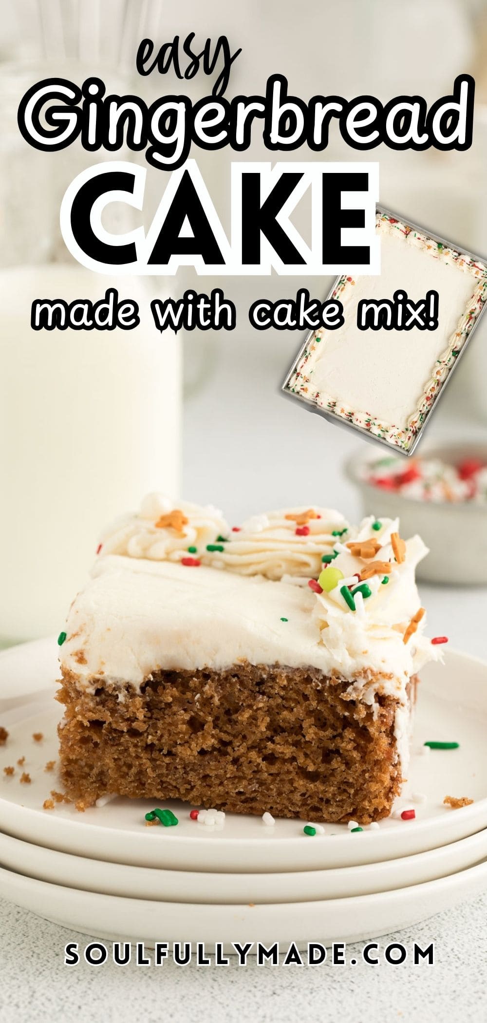 Moist Gingerbread Cake Recipe - Soulfully Made