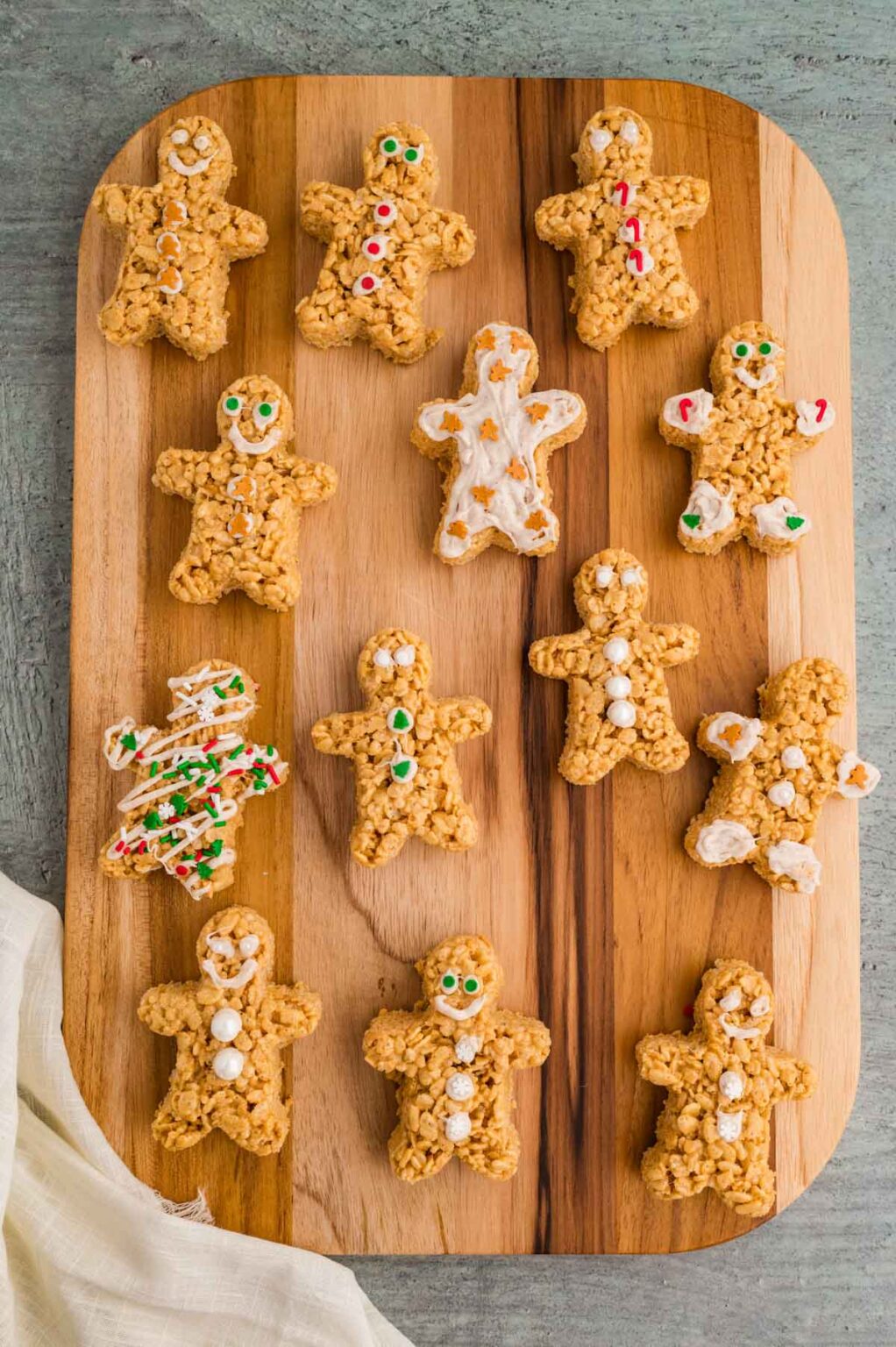 Gingerbread Rice Krispie Treats - Soulfully Made