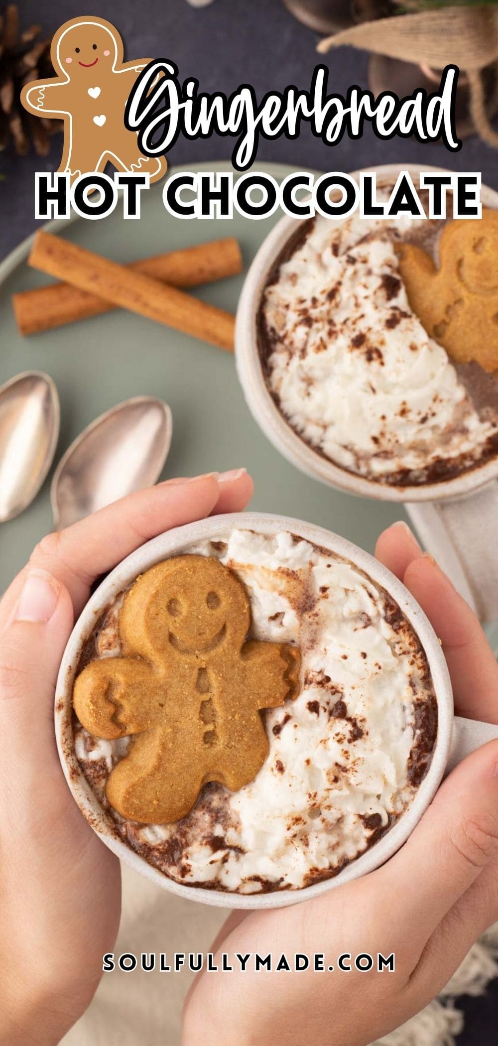 Gingerbread Hot Chocolate Recipe - Soulfully Made