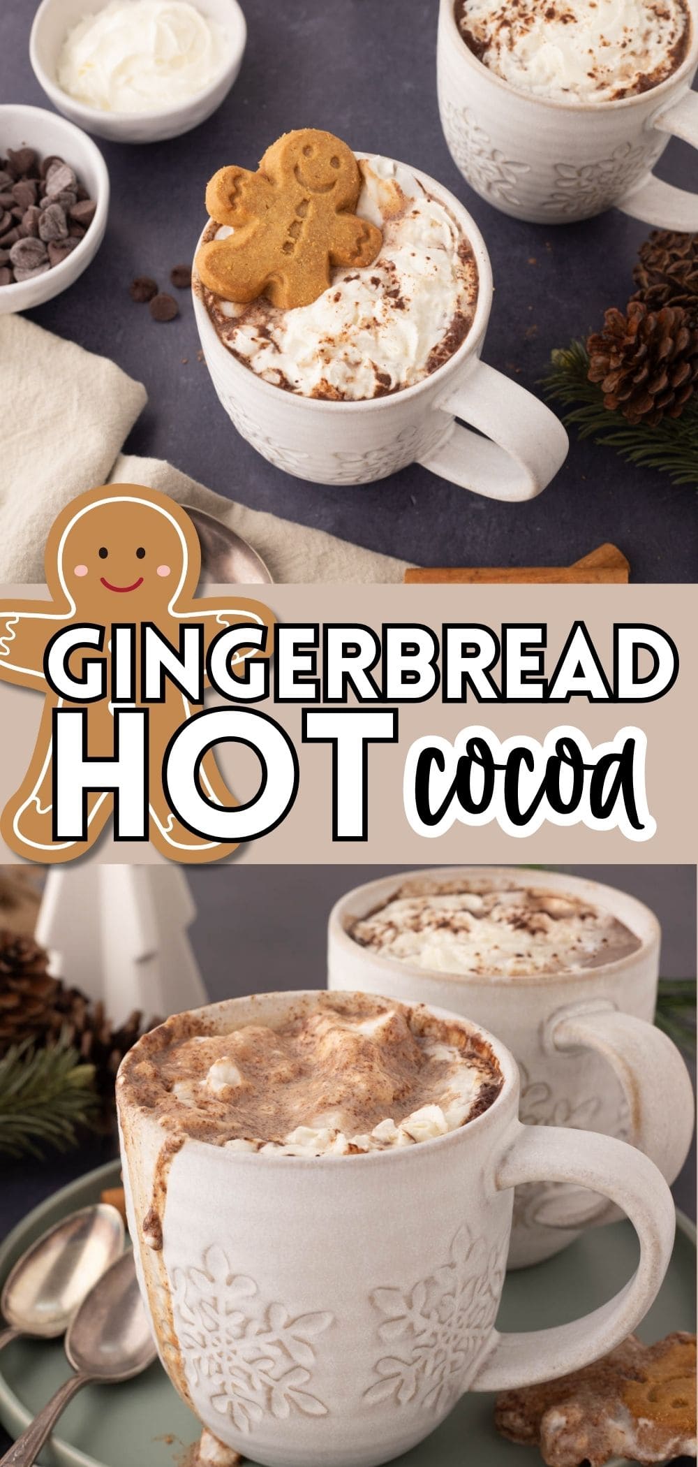 Gingerbread Hot Chocolate Recipe - Soulfully Made