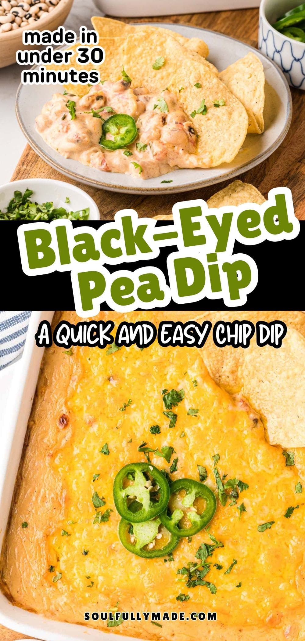 Baked Black-Eyed Pea Dip - Soulfully Made