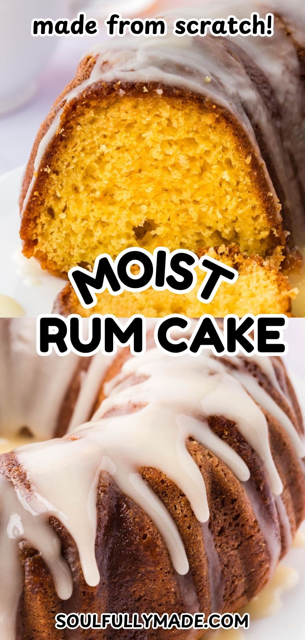 Easy Rum Cake Recipe - Soulfully Made