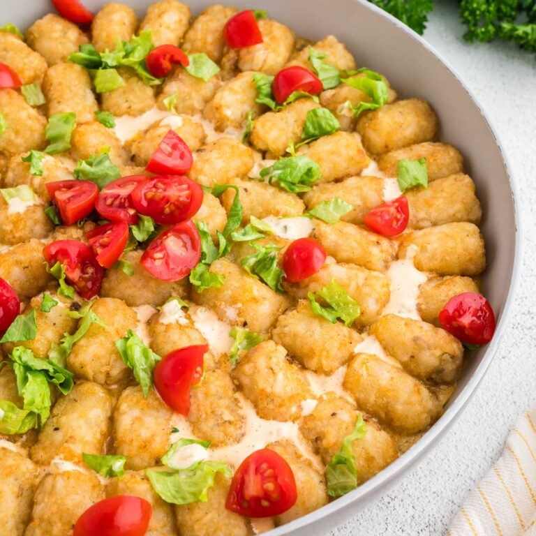 Big Mac Tater Tot Casserole - Soulfully Made