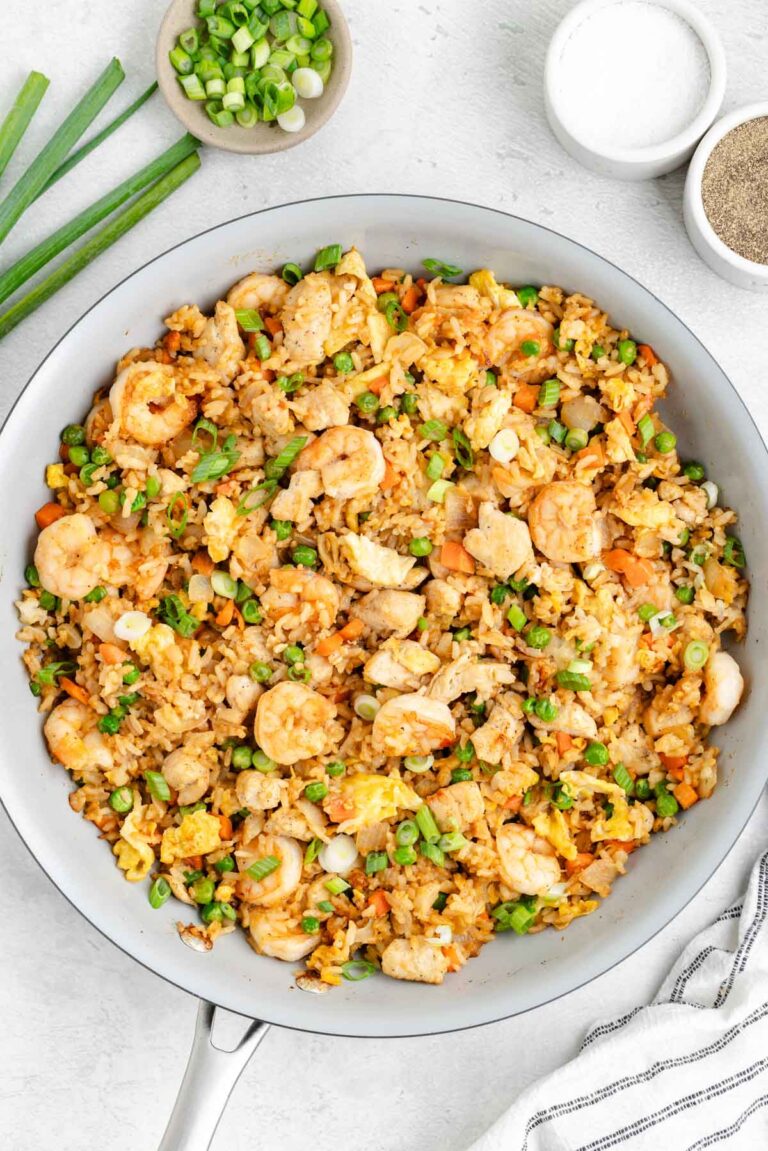 Chicken and Shrimp Fried Rice - Soulfully Made