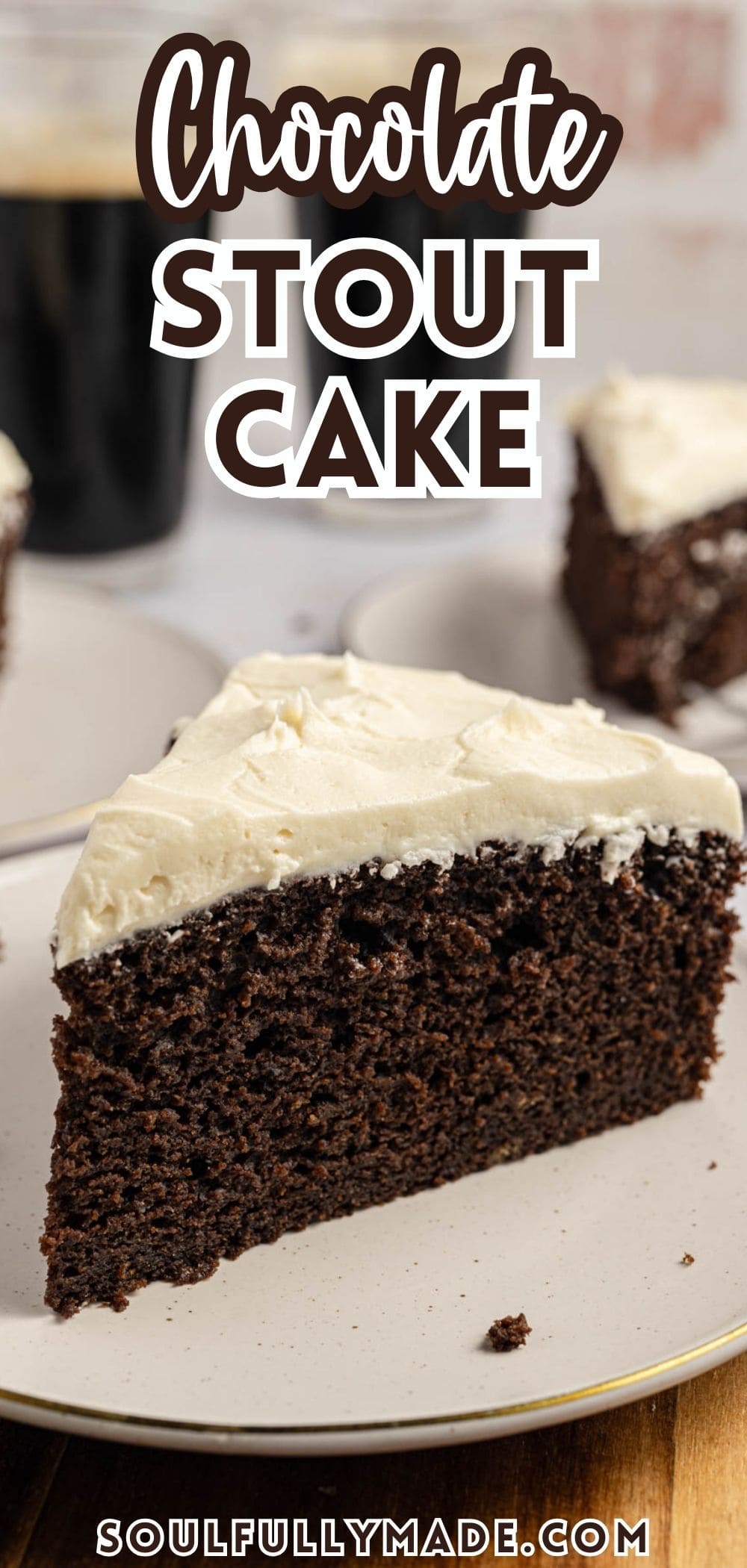 Chocolate Cake with Guinness Stout - Soulfully Made