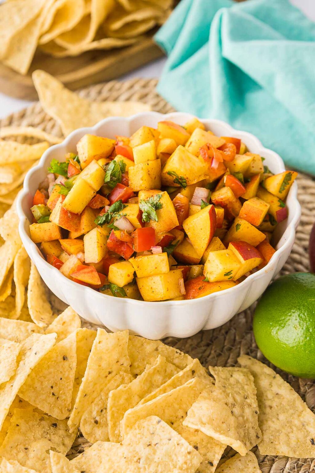 Peach Salsa Recipe - Soulfully Made