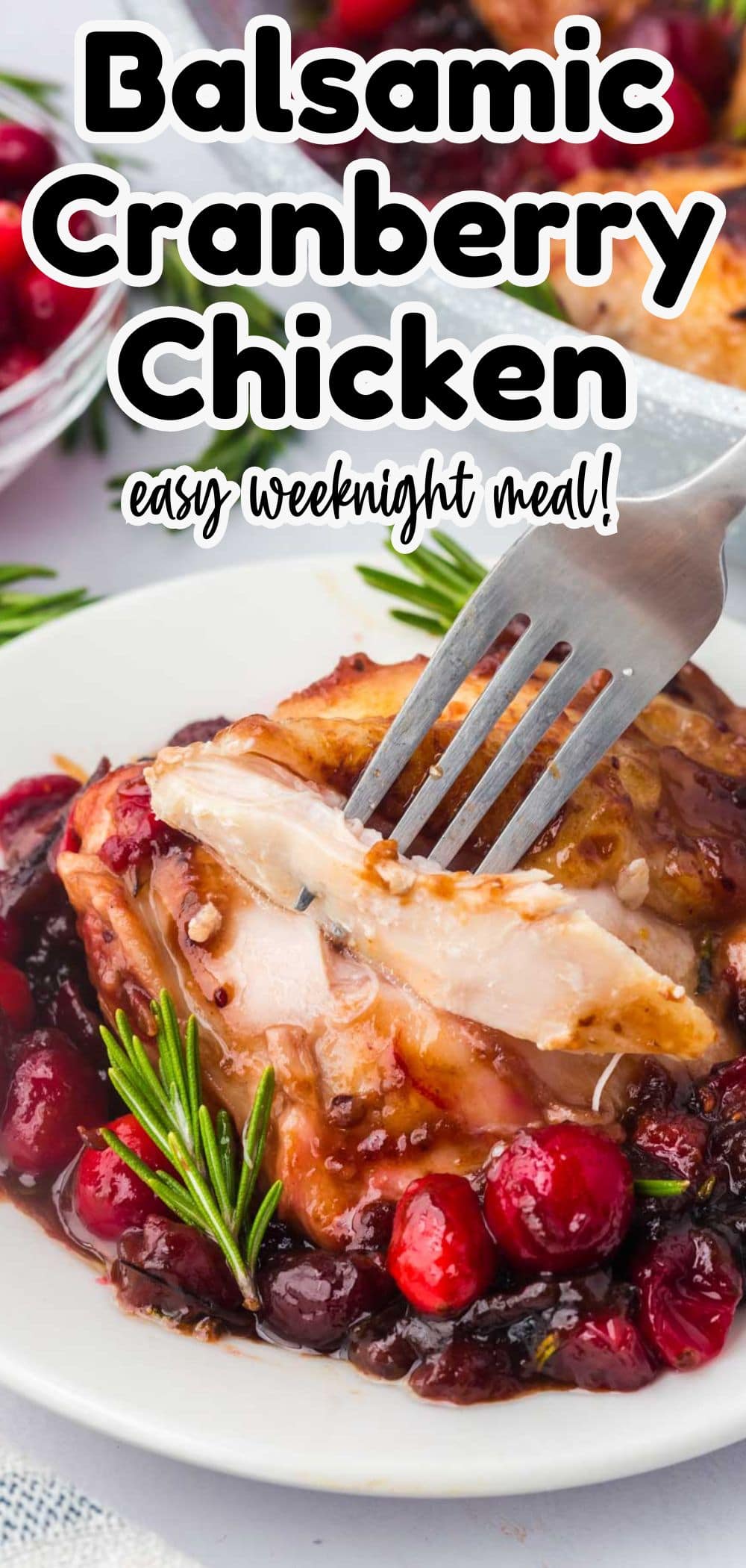 balsamic cranberry chicken recipe- Soulfully Made