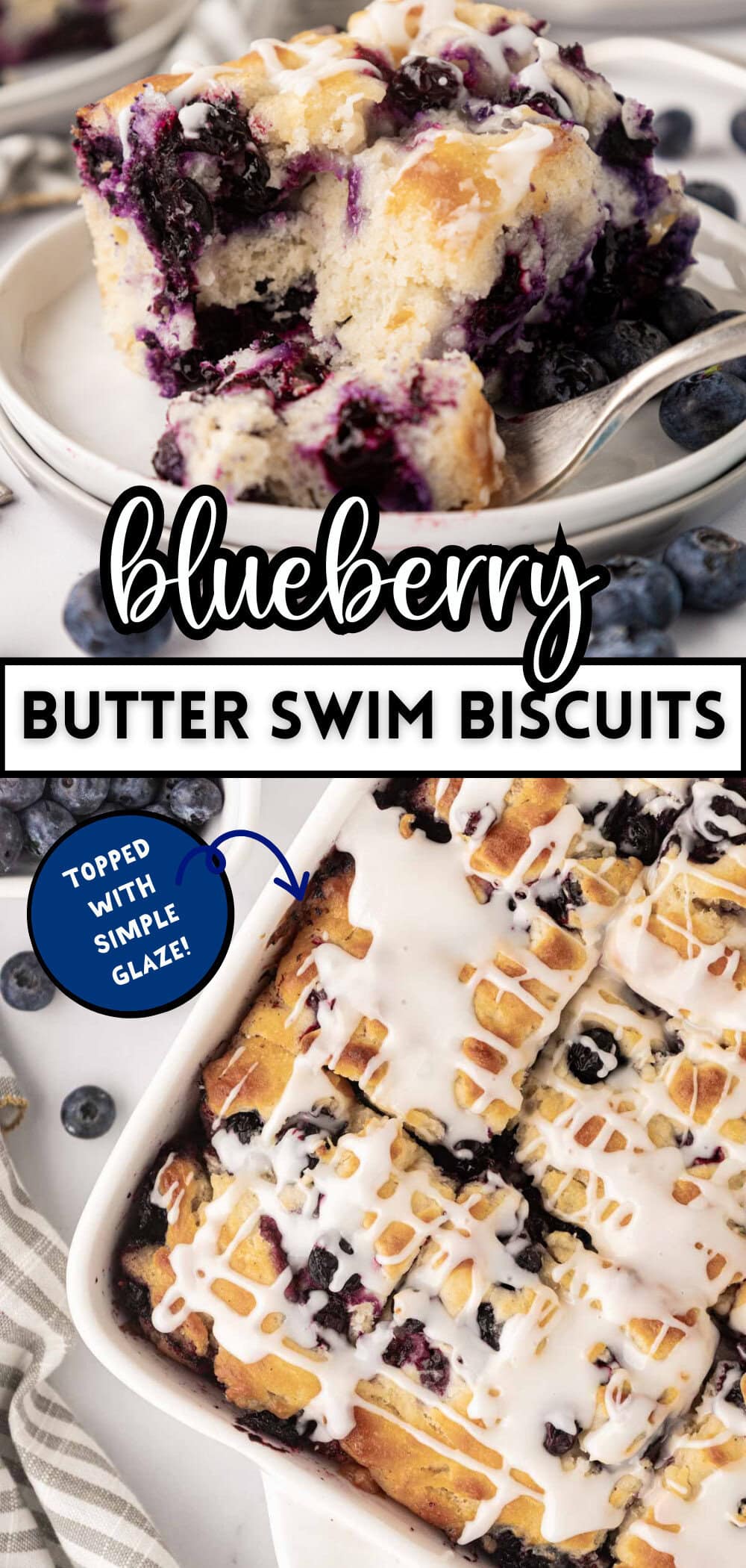 Blueberry Butter Swim Biscuit Recipe - Soulfully Made