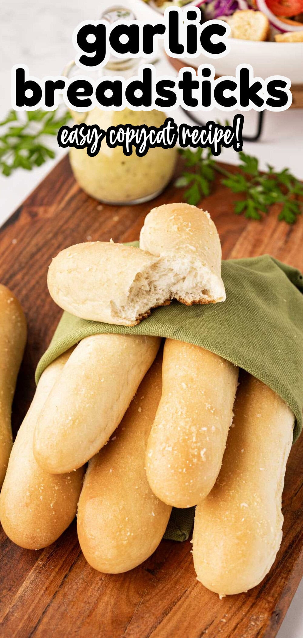 EASY Olive Garden Copycat Breadsticks (No Yeast!) - Soulfully Made