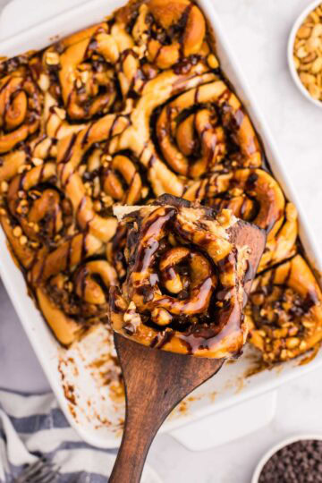 Homemade Snickers Rolls - Soulfully Made