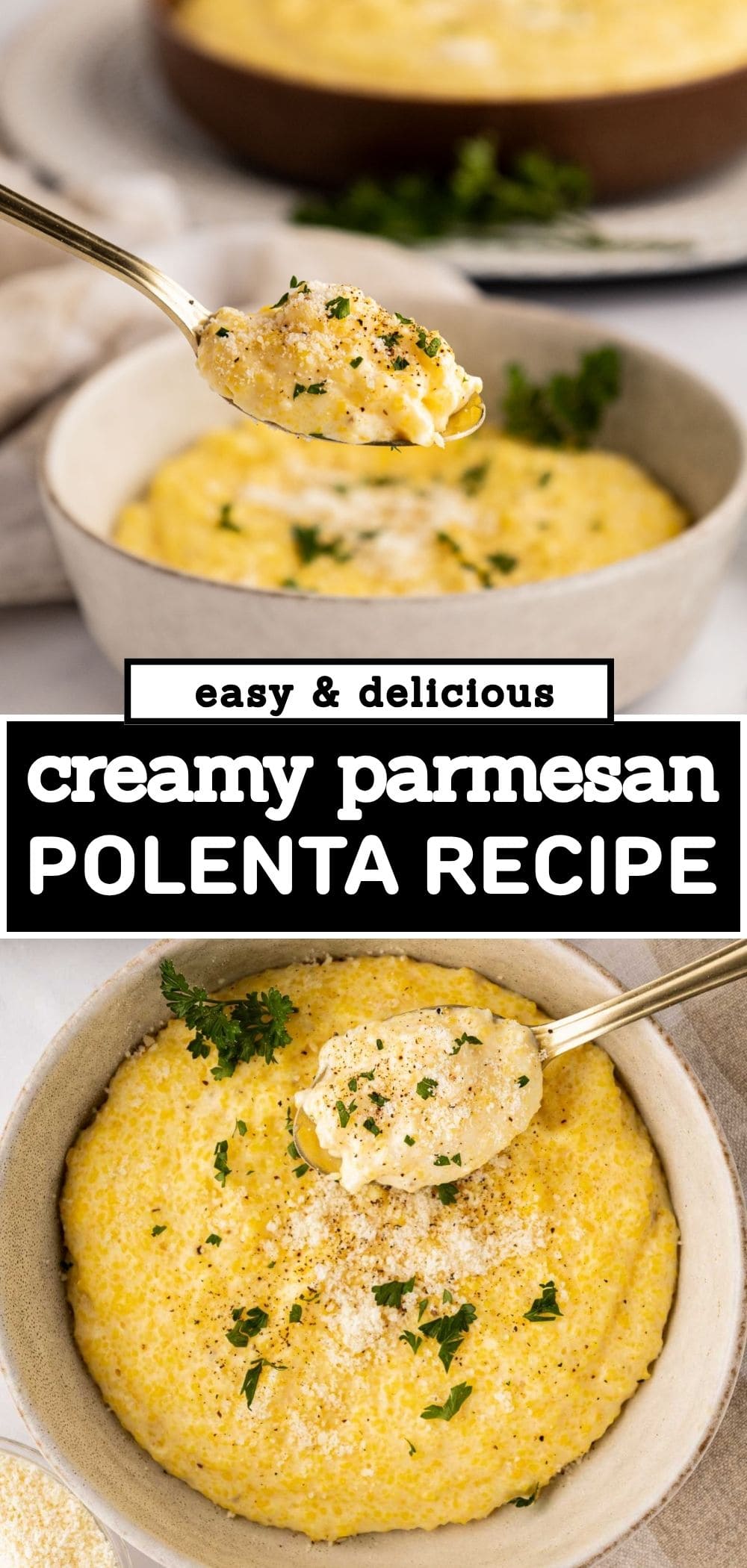 Creamy Parmesan Polenta Recipe - Soulfully Made